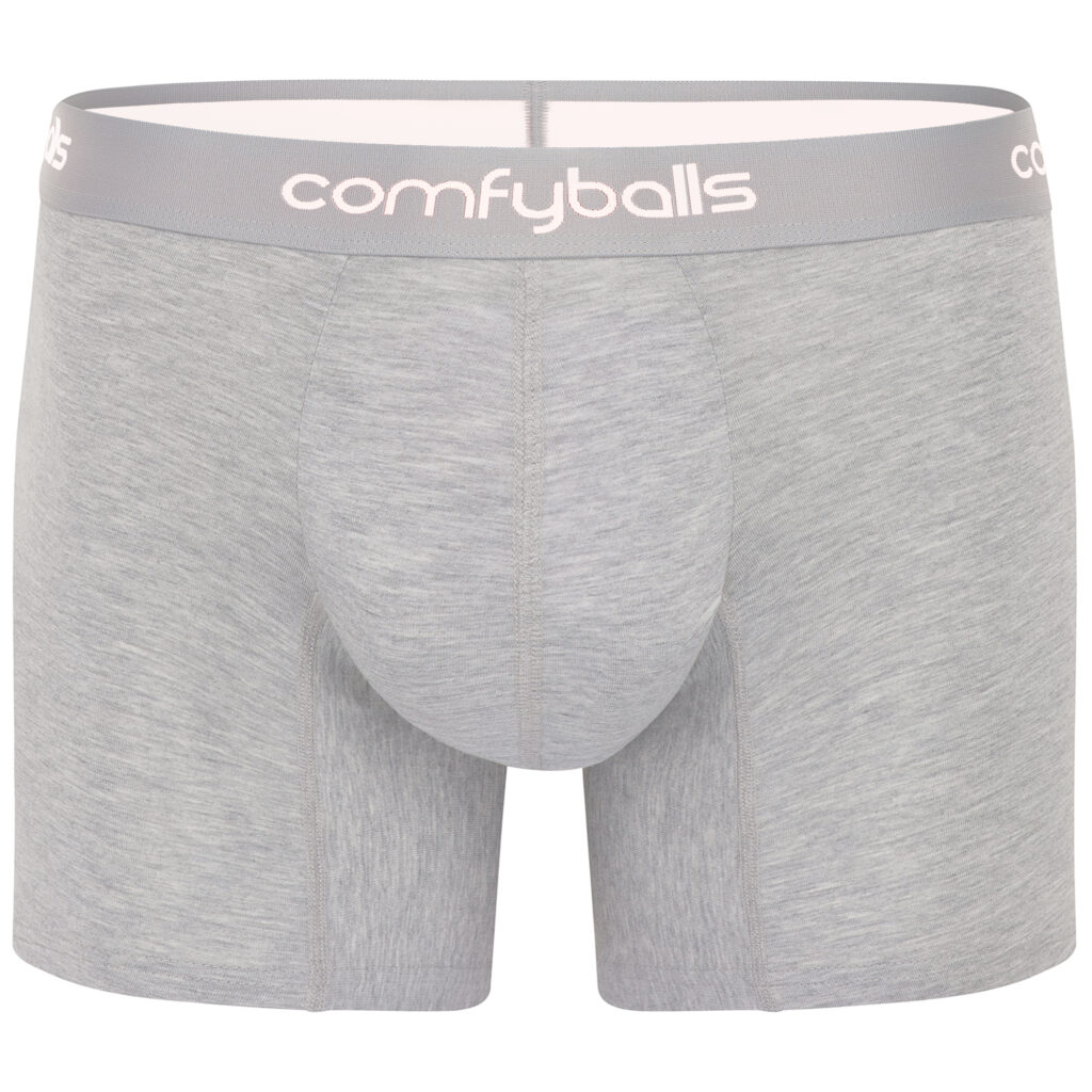 Comfycel Long Grey Melange Boxer - Solo Active